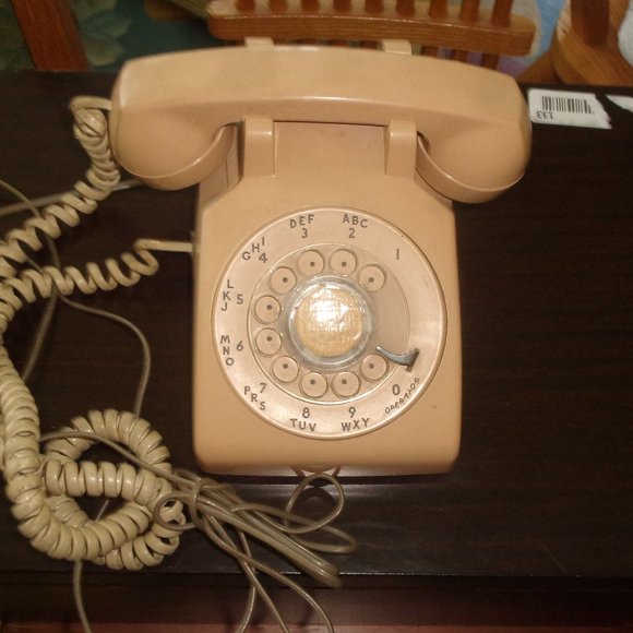 Western Electric | Office | Western Electric Rotary Beige Tan Telephone ...